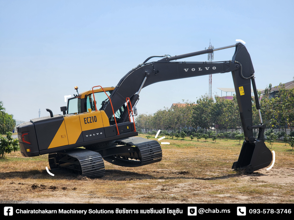 CEOแนน พาชมรถรอบคันของ Volvo EC210‼ – เครื่องจักรกลหนัก Volvo
